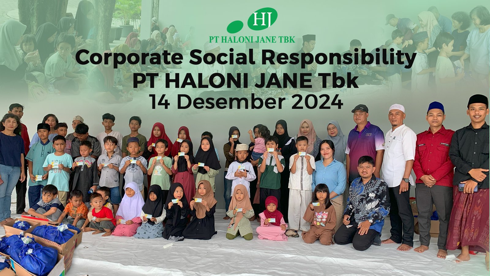 PT Haloni Jane Tbk Berbagi Kebahagiaan dengan Anak Yatim melalui Program CSR - PT. Haloni Jane Tbk